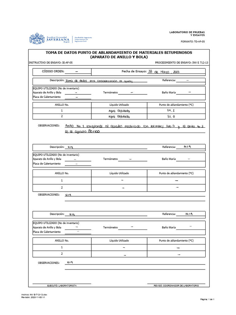 Inv E-712-13 | PDF | Líquidos | Química Física