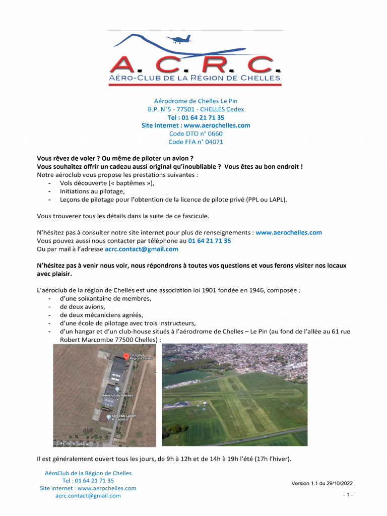 Fascicule ACRC V1.1 | PDF