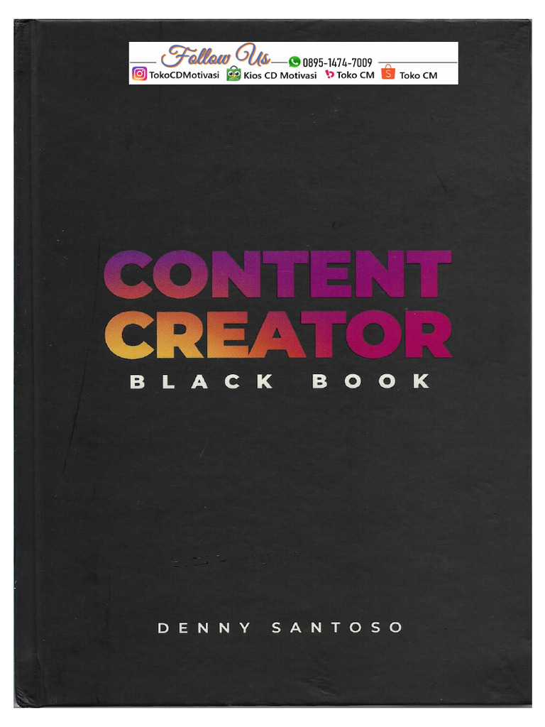 Content Creator Black Book - Toko CM | PDF