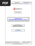 Manejo Seguro de Soda Cáustica | PDF | Agua | Residuos