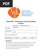 Hygiene Passport Practice Test Questions | PDF | Foods | Foodborne Illness