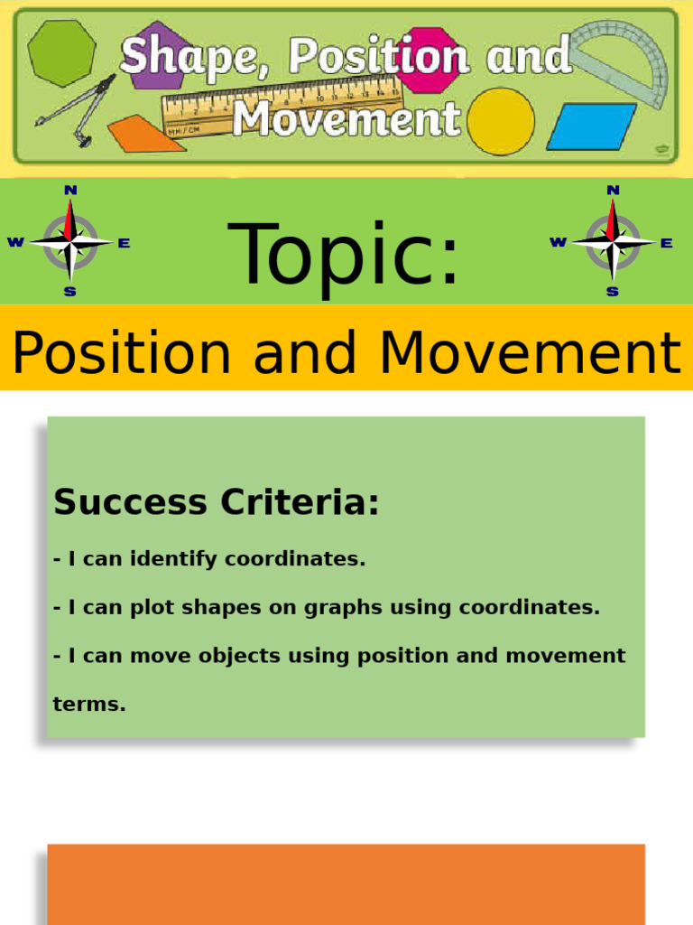Position and Movement | PDF