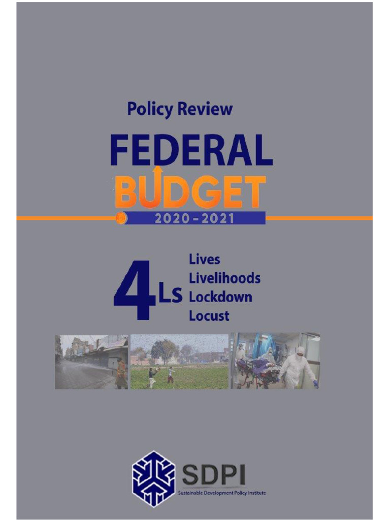 Federal-Budget-2020-2021 SDPI - Read For Economy | PDF | Government ...