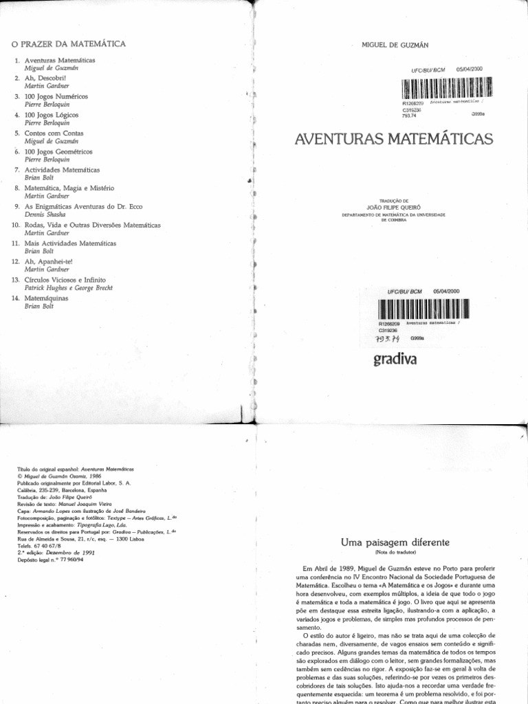 Aventuras Matematicas | PDF