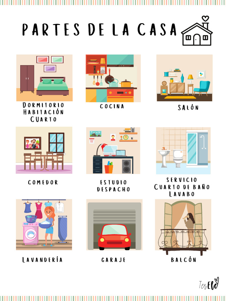 Partes Esenciales de una Casa | PDF