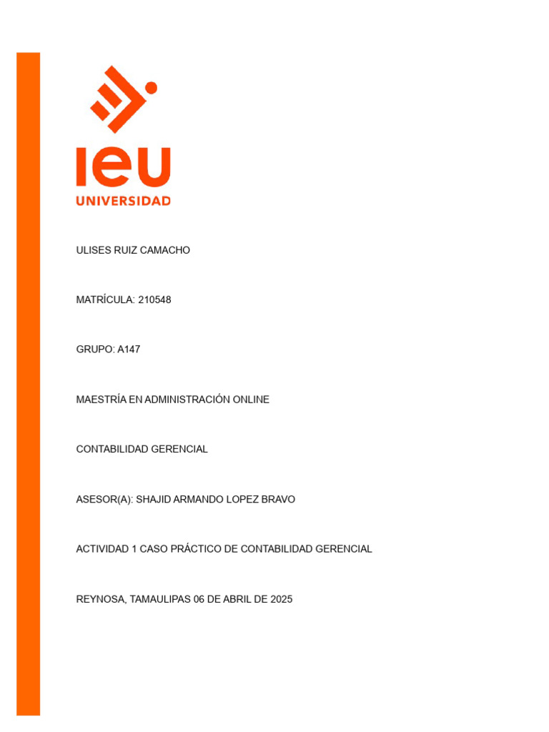 Ruiz Ulises Act1 | PDF | Enron | Apalancamiento (Finanzas)