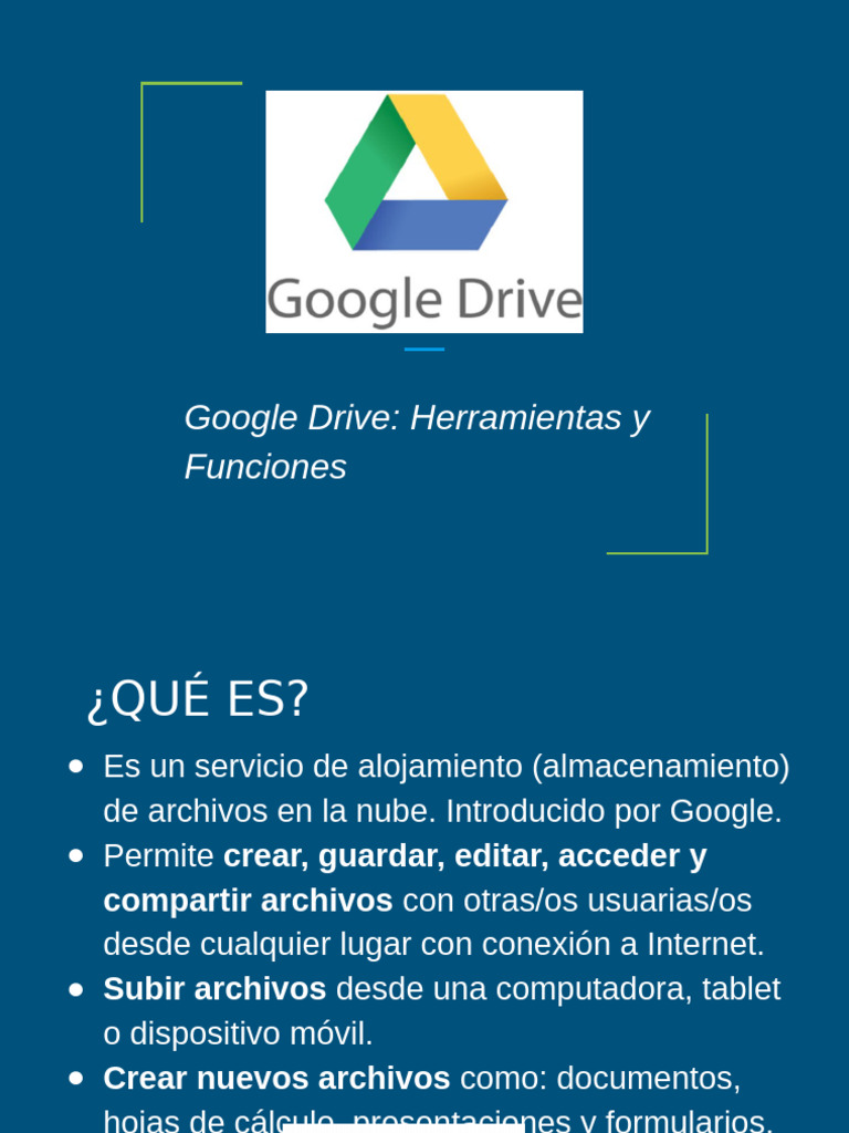 2025 GOOGLE DRIVE Tutorial | PDF | Informática | Software