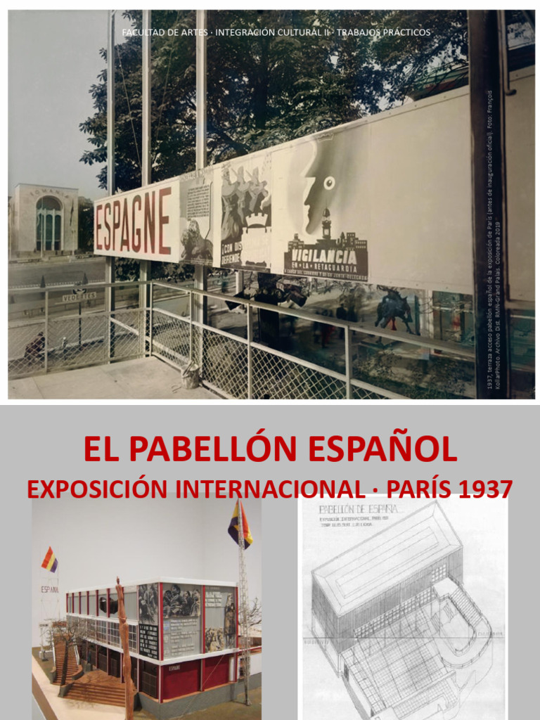 GCE- Pabellón español Guernica-proy rojo encarnado | PDF | Pablo ...