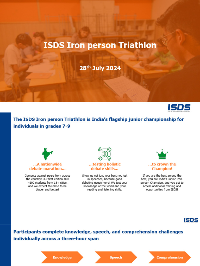 ISDS Triathlon Explainer 2024 | PDF