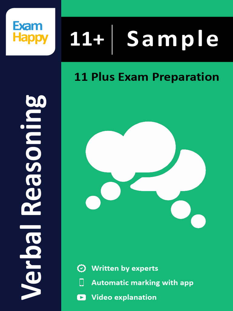 11+ Verbal Reasoning Sample Paper | PDF
