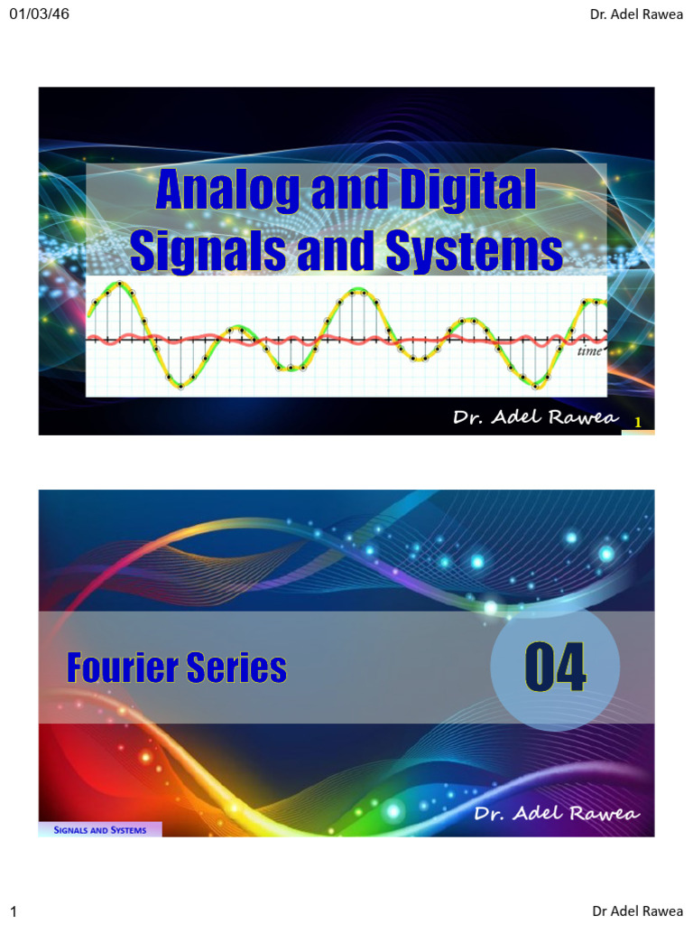 Chapter - 4 - S&S - Fourier Series | PDF | Fourier Series | Trigonometric Functions