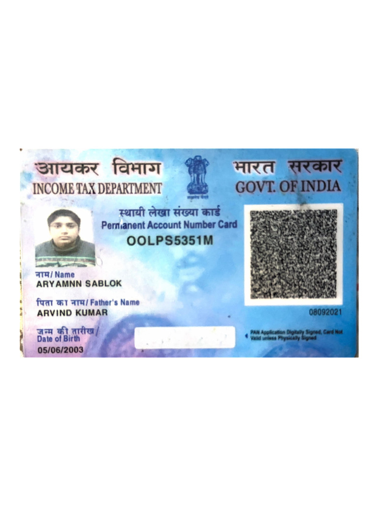 Pan Card | PDF
