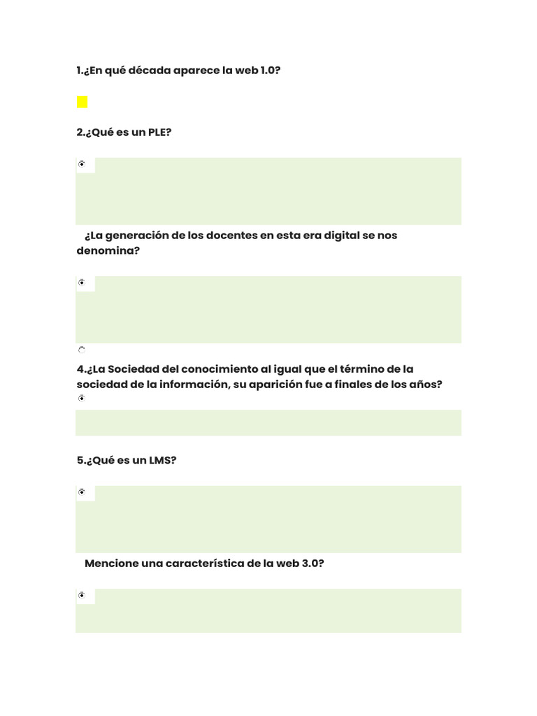 Simulador-Aula Invertida y Las Tics-Preguntas | PDF | Comunicación ...