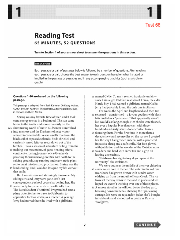 Test 68 | PDF