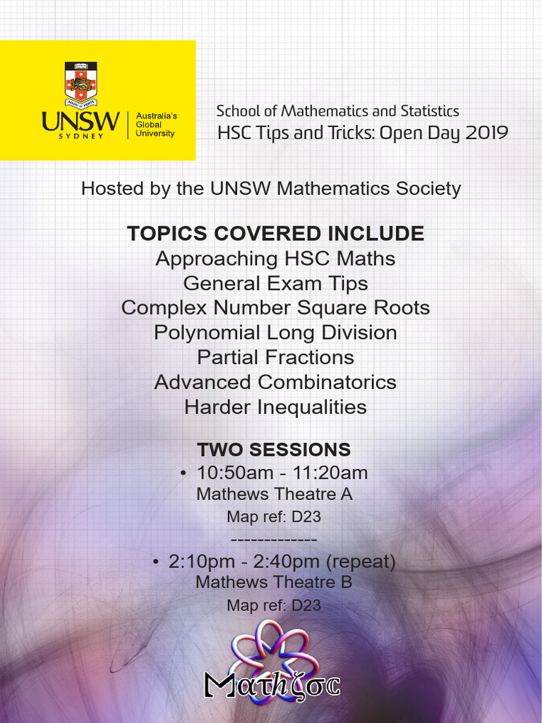 HSC Tips and Tricks Booklet 2019 | PDF | Mathematics