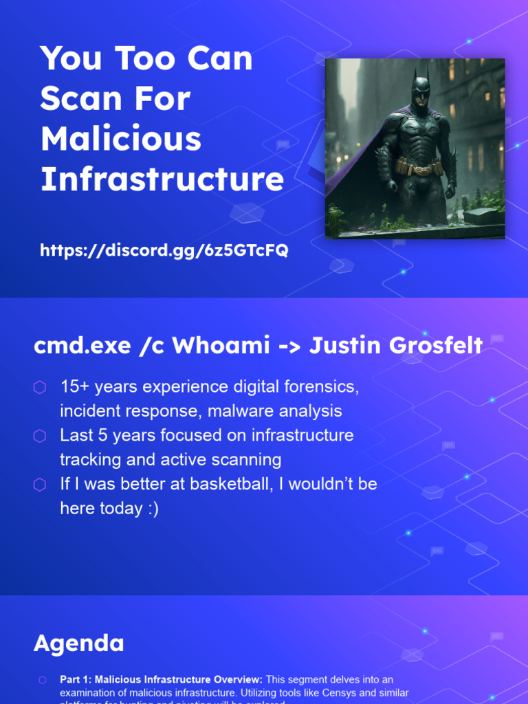 You Too Can Scan For Malicious Infrastructure | PDF | Malware ...