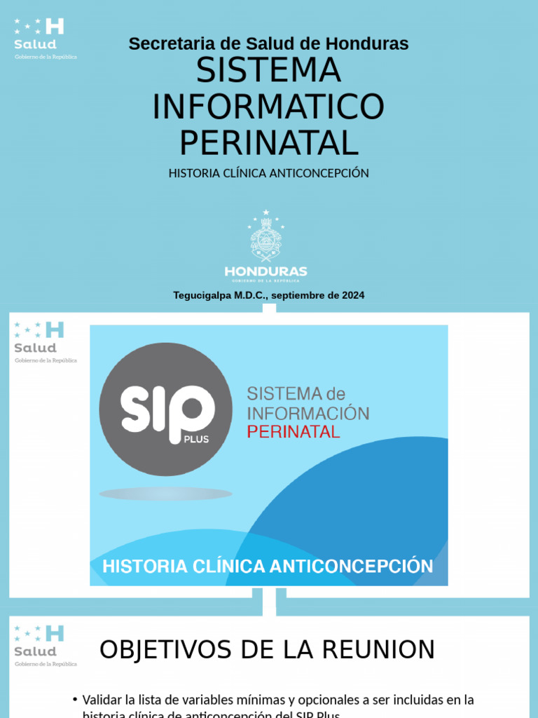 Historia Clínica de Anticoncepción SIP Plus | PDF | Control de la ...