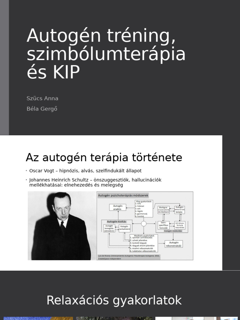 Autogén Tréning És KIP | PDF