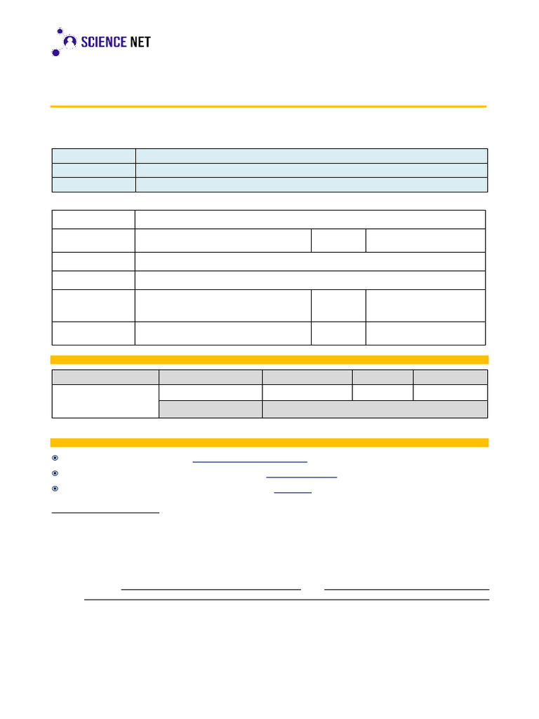 SNET - Abroad Listener Registration Form WANCHO | PDF
