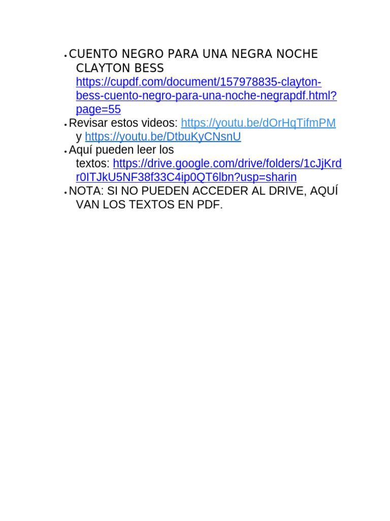 Monologo para El Duelo Apuntes | PDF