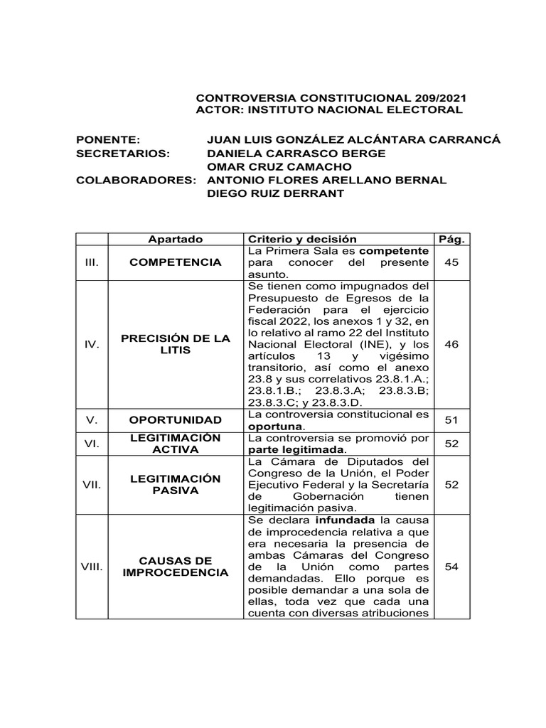 Lectura 8 CC 209 2021 Presupuesto INE | PDF | Presupuesto | Federación