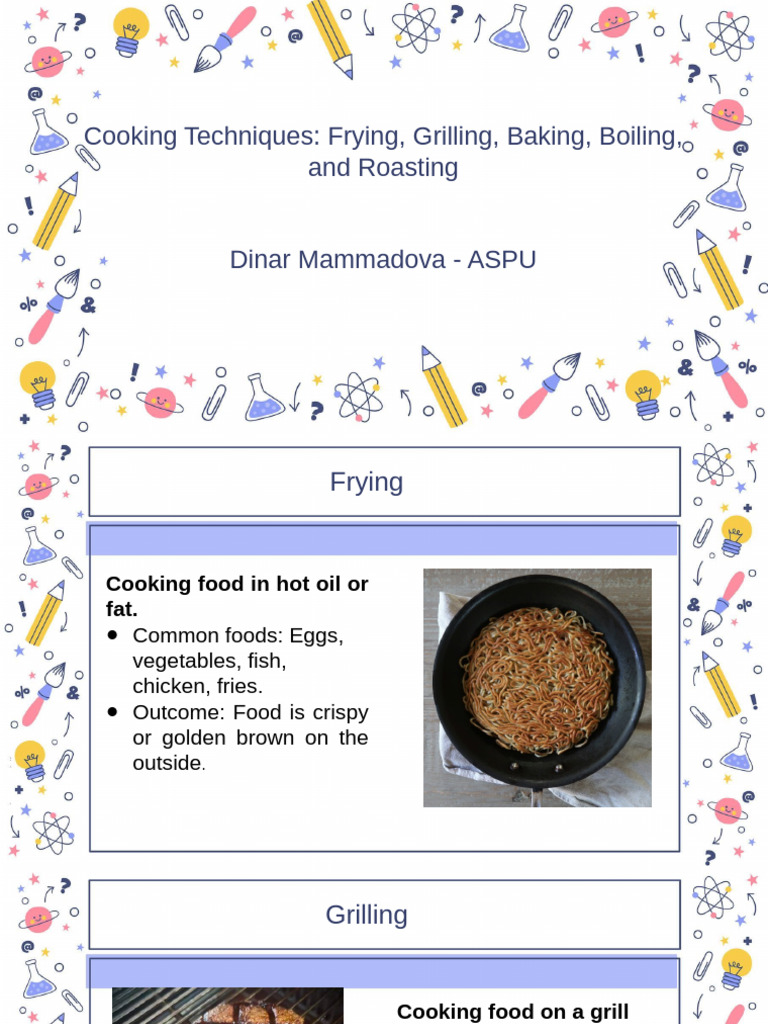 Cooking Techniques | PDF