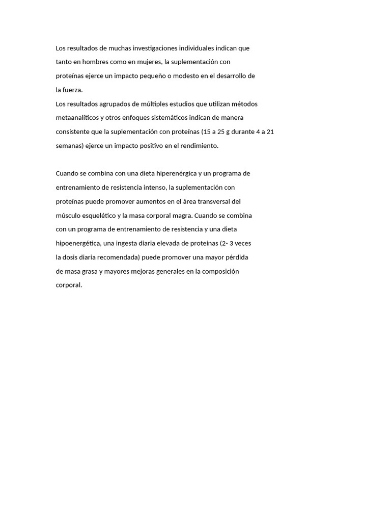 Los Resultados de Muchas Investigaciones Individuales Indican Que | PDF