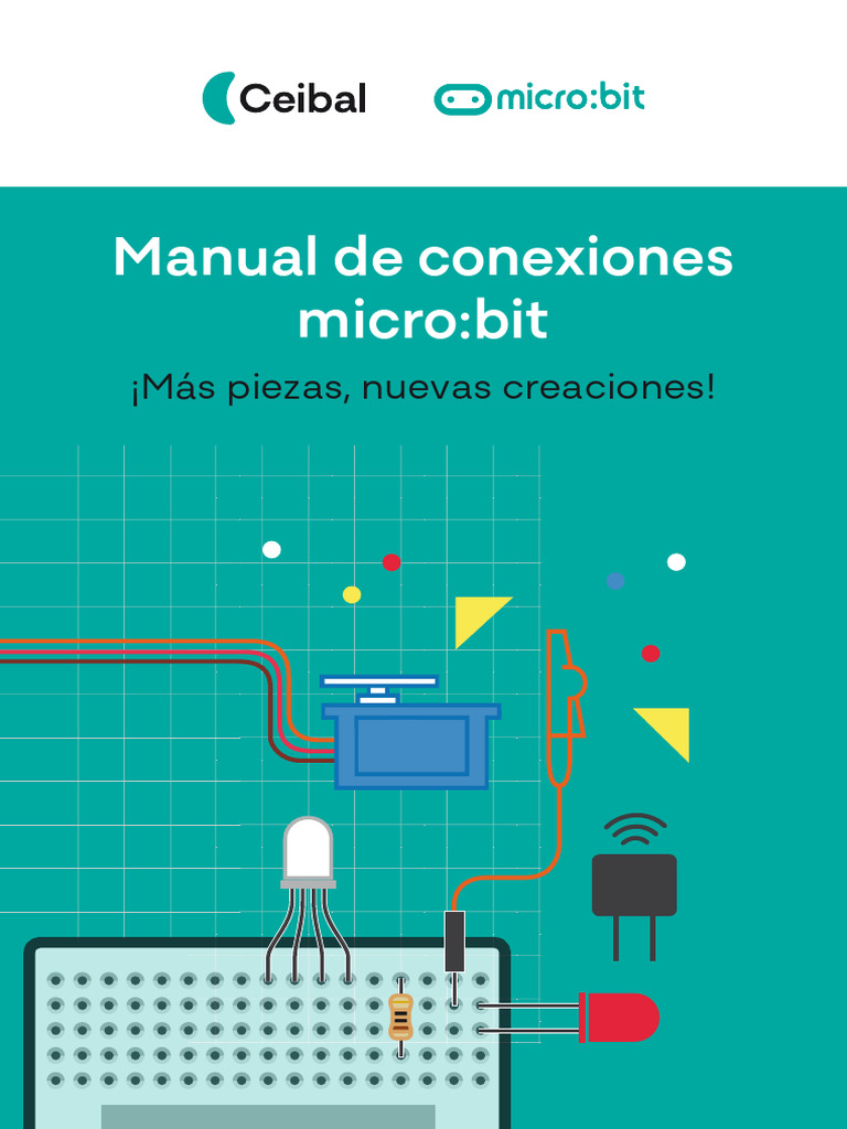 Microbit Manual de Conexiones | PDF | Corriente continua | Diodo emisor ...