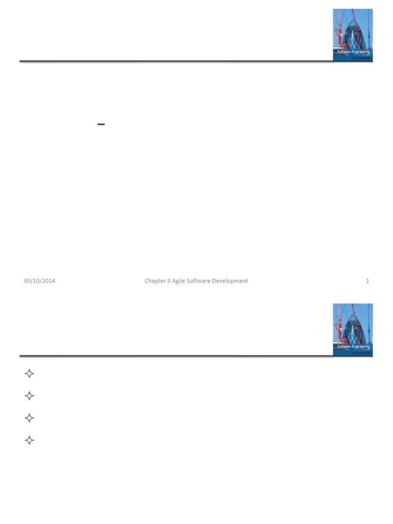 Ch3. Agile SW Dev Minimized | PDF | Scrum (Software Development) | Agile Software Development