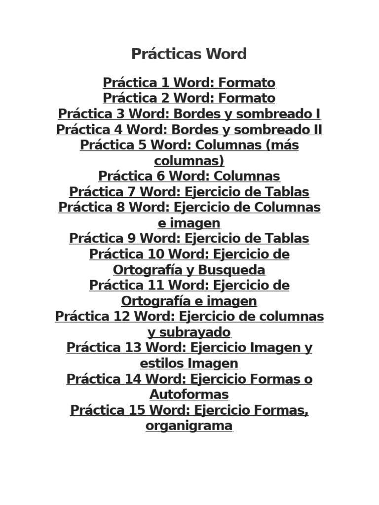 Prácticas Word | PDF | Pirámides egipcias