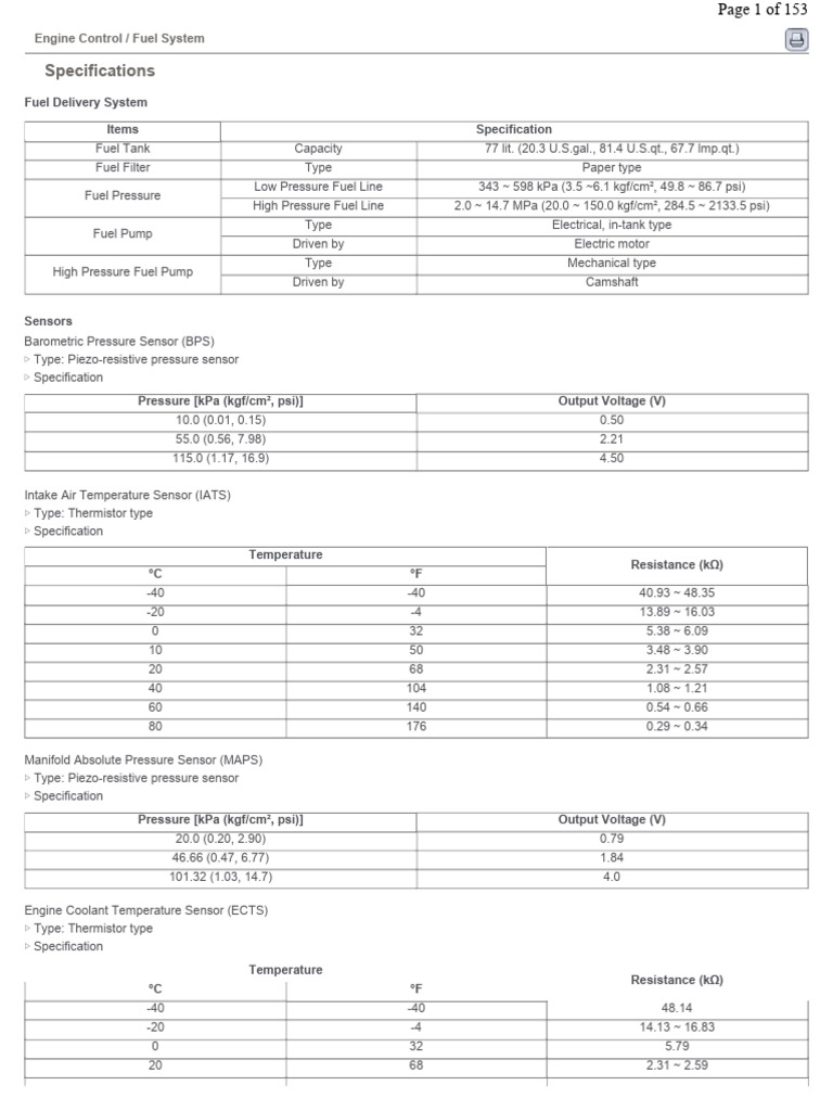 05.Engine Control - Fuel System | PDF | Electrical Connector | Manufactured Goods