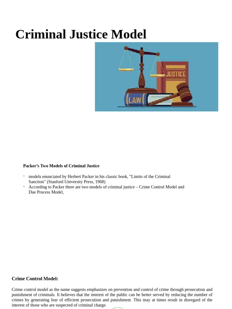 Criminal Justice Model | PDF | Crimes | Crime & Violence