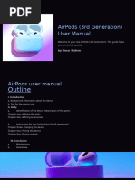 AirPods 3rd Gen User Manual | PDF | Apple Inc. | Apple Inc. Hardware