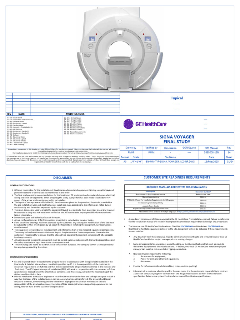 Fisa conditii instalare RMN GEHC-SP_SIGNA-VOYAGER_8-270F (3) | PDF ...