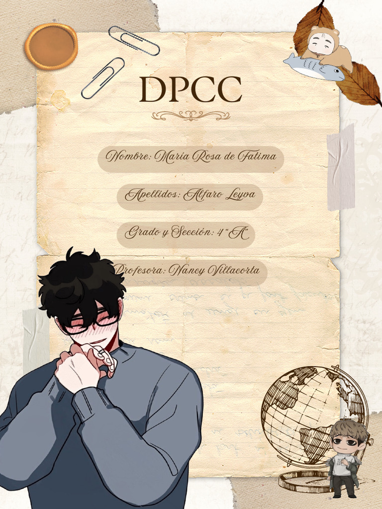 Documento A4 Portada de Proyecto Histórico Antiguo Beige y Marrón | PDF