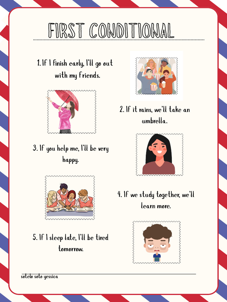 Red Blue Illustrated Letter To Santa A4 Document | PDF