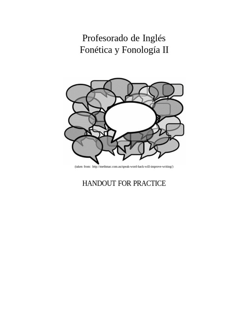 Handout For Practice - First Term - 2020 | PDF