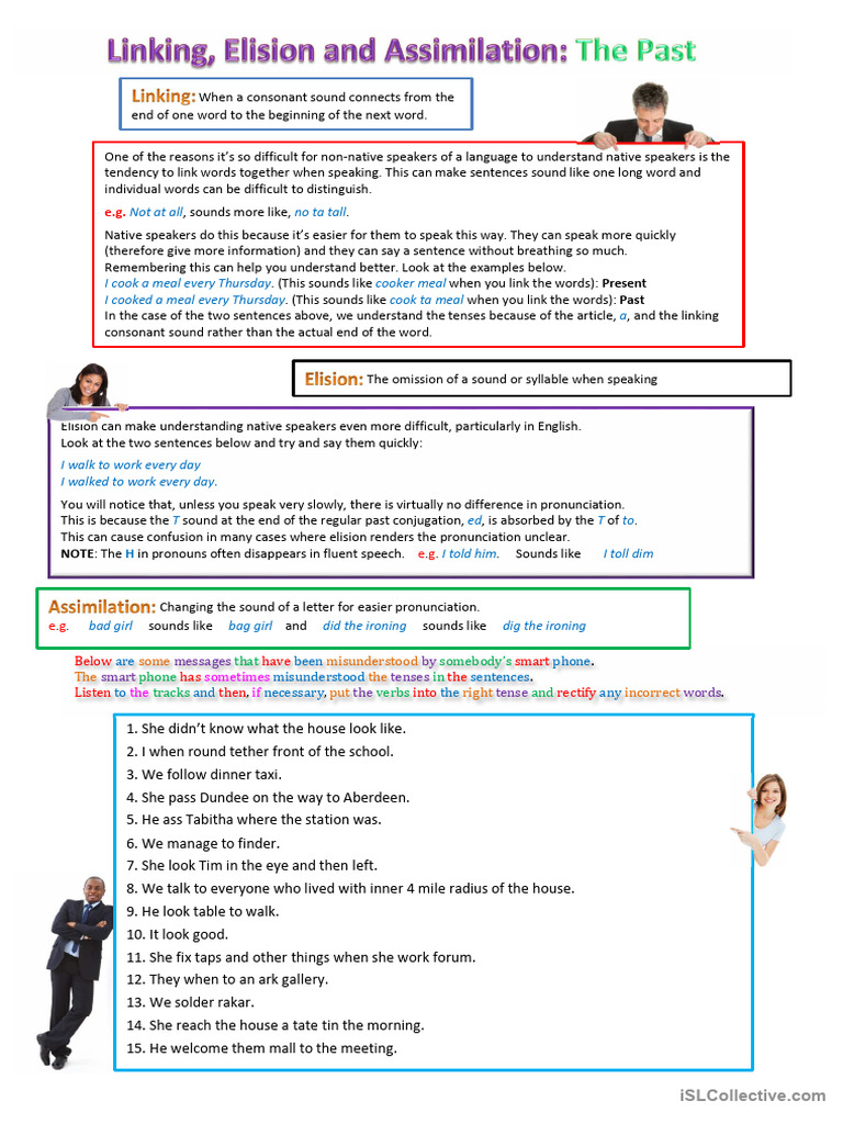 Elision, Linking, Assimilation_ Connected Speech 3 | PDF | Word ...