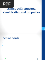 Amino Acids Classification Chart | PDF