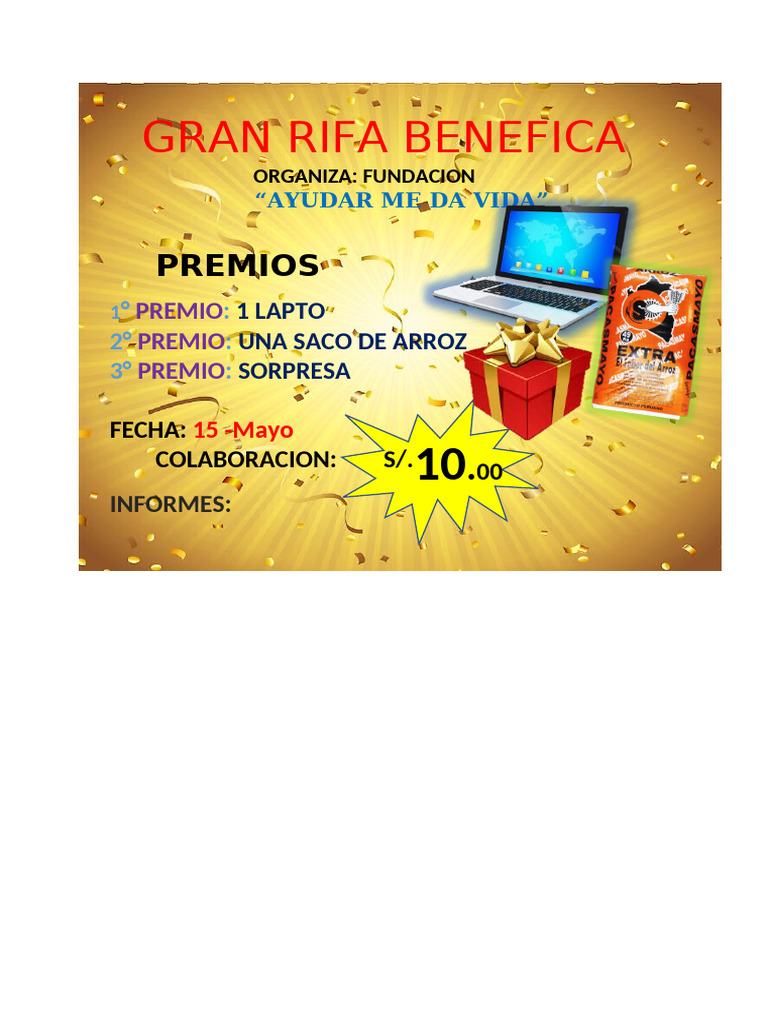 Gran Rifa Benefica | PDF