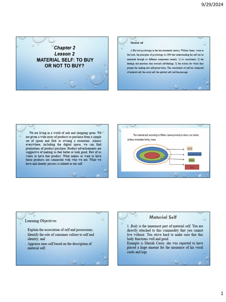 Chapter-2-Lesson-2.1 | PDF | Self | William James