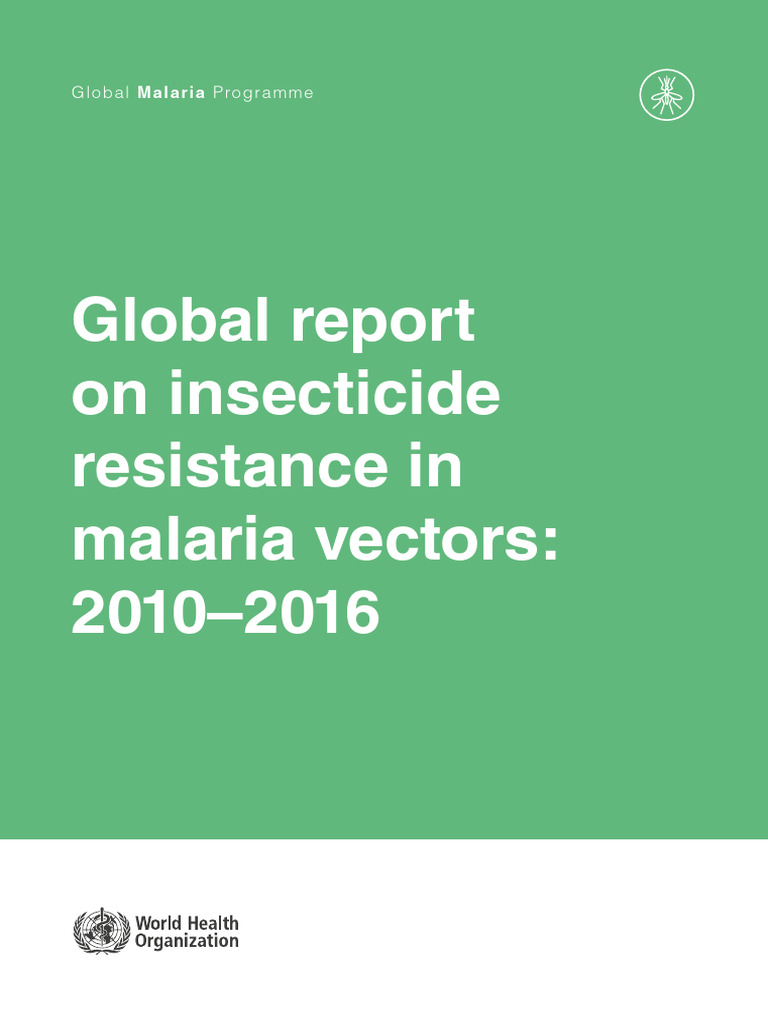 Who 2018 | PDF | Malaria | Ddt