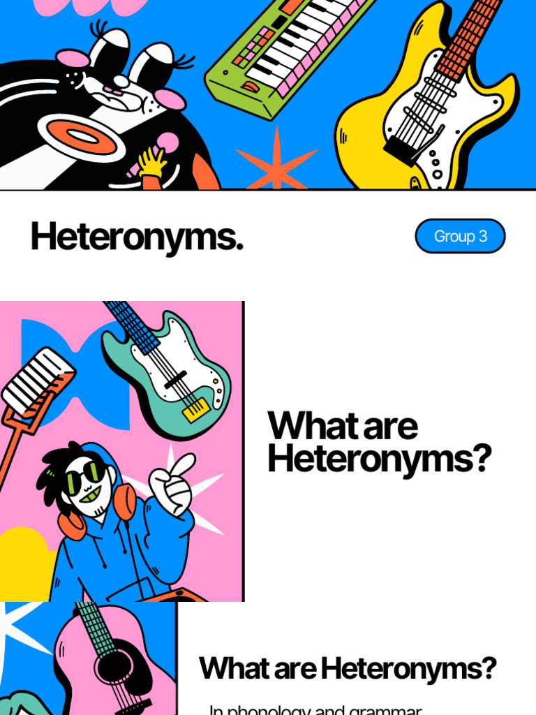 Heteronyms | PDF