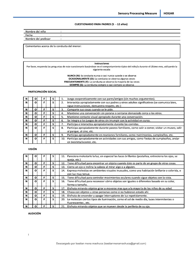 SPM Hogar para Renato | PDF