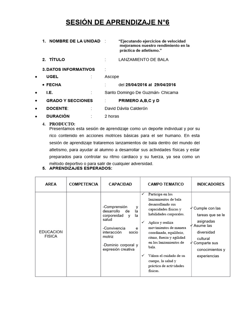 vsip.info_sesion-6-lanzamiento-de-bala-pdf-free | PDF | Aprendizaje