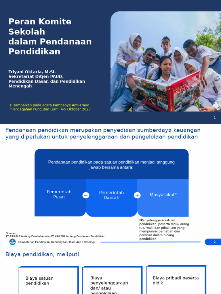 Peran Komite Sekolah Dalam Pendanaan Pendidikan Pdf