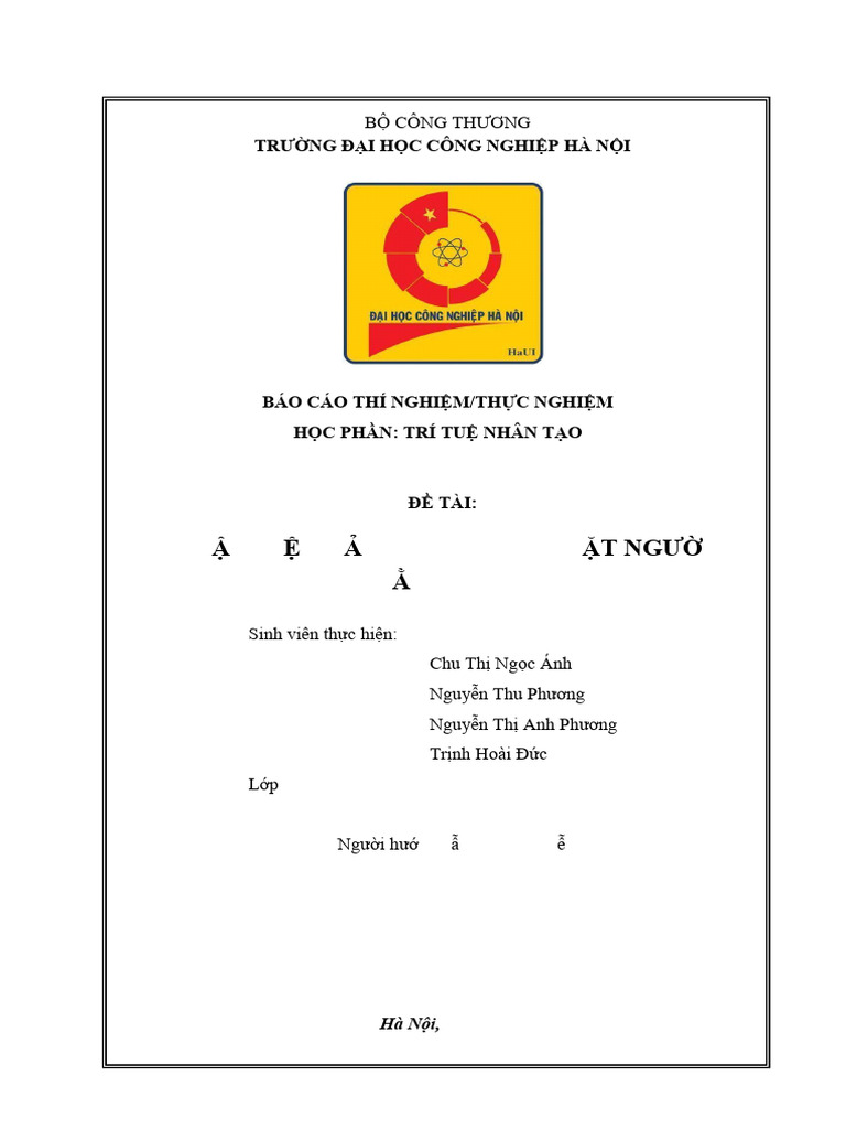 NhanDangCamXucKhuonMatBangCNN_NHOM7 | PDF