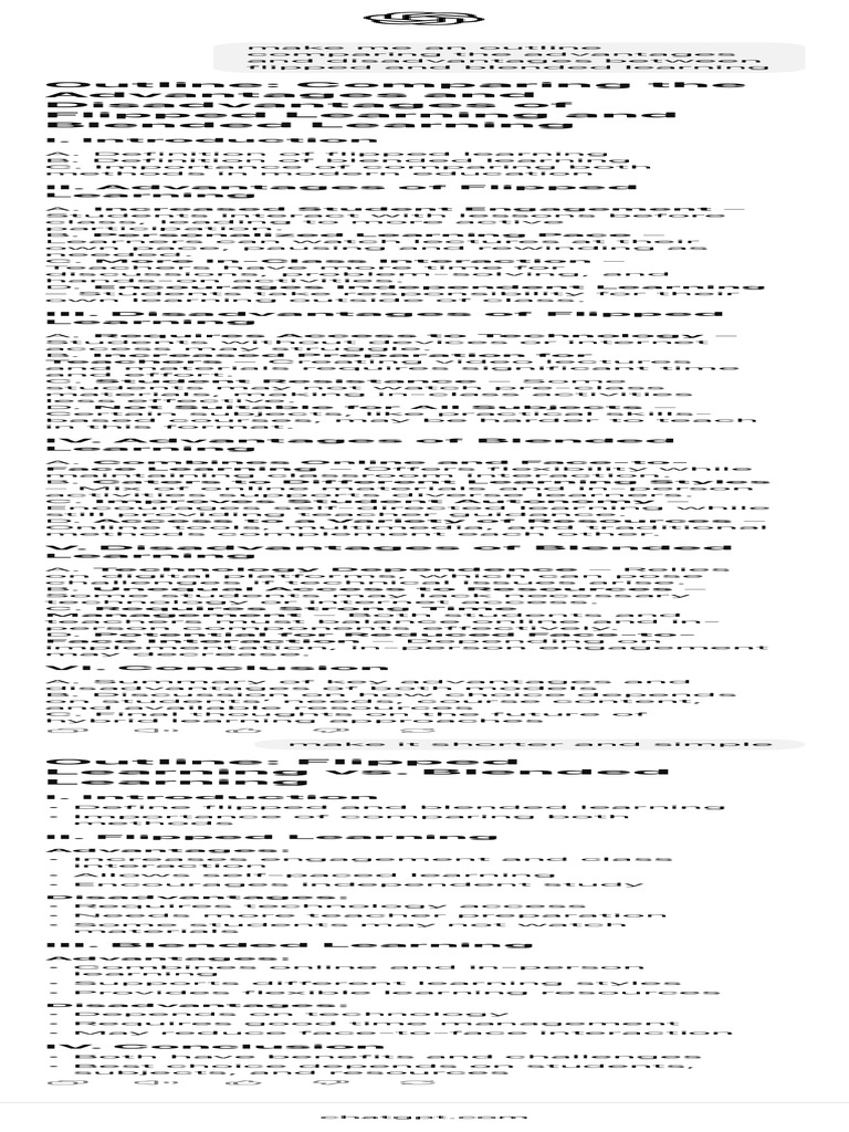 Flipped Vs Blended Learning | PDF