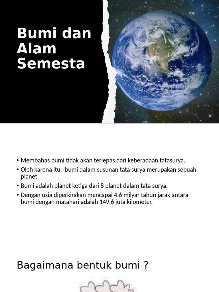 Bentuk dan Gerakan Bumi dalam Tata Surya | PDF