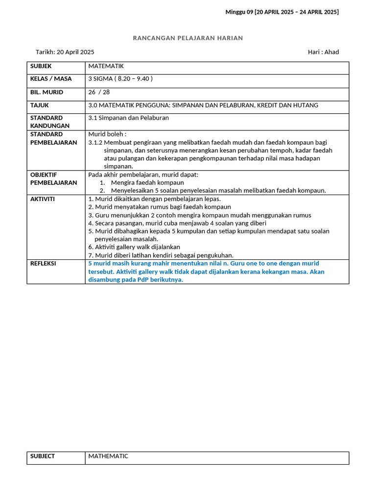 M9 (20.04.2025 - 24.04.2025) | PDF | Investing | Risk
